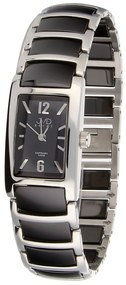 Luxusní dámské ocelové hodinky JVDL 11 se safírovým sklem - IPBlack