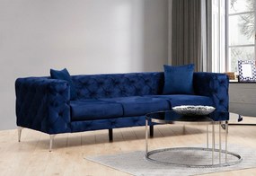 Atelier del Sofa 3-místná pohovka Como - Navy Blue, Modrá