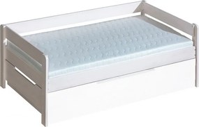 Casarredo - Komfort nábytek Dětská postel BORYS B1, 90x200 | Vyberte si motiv potahu polštářů:: sova,barva: dol moření ořech