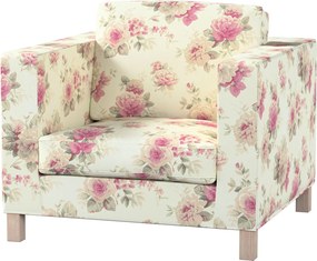 Potah na křesko IKEA Karlanda, krátký barva vícebarevná látka vzorované