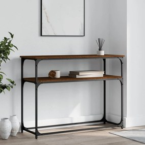 vidaXL Konzolový stolek hnědý dub 100 x 35,5 x 75 cm kompozitní dřevo