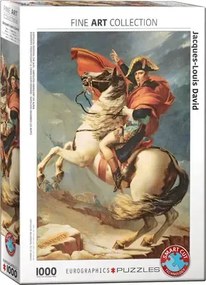 EUROGRAPHICS Puzzle Napoleon překračující Alpy / 1000 dílků / 48 × 68