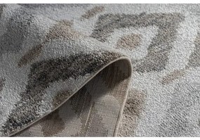 koberec SOFT 6024 DIAMANTY, krémová, béžově hnědá velikost 160x220 cm | krásné koberce cz