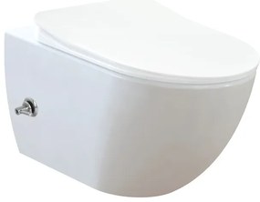 Canakcilar Ceramic  Creavit FREE Rim-Off závěsné wc s ovládací baterií + BIDET 2v1 FE322.005 Koupelny Bernold