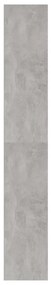 vidaXL Knihovna betonově šedá 40 x 30 x 189 cm dřevotříska