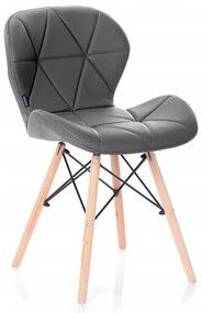 Židle eco kůže,46x38x73cm, více barev Barva: Šedá