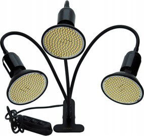 Stojací lampa Grow pro pěstování rostlin černá ZEED.pl 60 W (3x20 W) stativ