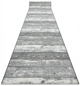 Běhoun pogumovaný DESKY Dřevo šedý Šíře: 110 cm