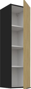 CREMONA cc | horní skříňka 30 G-108 1F policová | 30 cm | EXTRA VYSOKÁ | černá/cremona