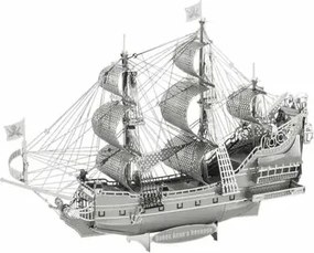 Metal Earth 3D Puzzle Plachetnice Queen Anne's Revenge / 50 dílků / od
