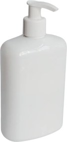 Dávkovač na mýdlo 400 ml bílý s bílou pumpičkou LIMA