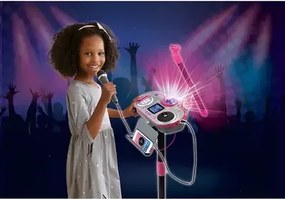 VTECH Kidi Super Star DJ Studio 80-531704 černá/růžová / DJ mixpult s