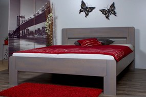 Buková postel Roma - zvýšená   ,  140x200 cm