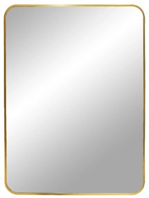 House Nordic Zrcadlo, hliník, mosazný vzhled, 50x70 cm