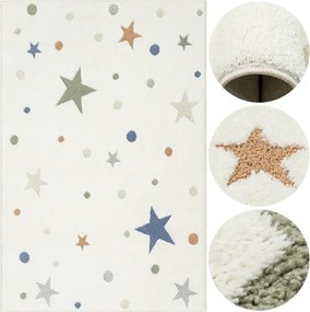 Koberec Esme Kids C5642A bílý / krémový