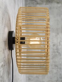 Nástěnná lampa bromo s round přírodní MUZZA