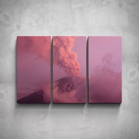 3-dílný obraz - Sopka - PopyDesign