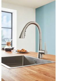 GROHE 32294DC2 - Dřezová baterie ZEDRA nerez
