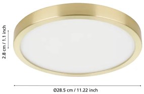 Eglo 900182 - LED Stropní svítidlo FUEVA LED/20,5W/230V pr. 28,5 cm