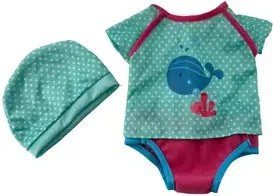 PLEJO Oblečení pro panenku zelená 40 - 43 cm / od 3 let