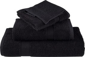 Premium ručníky SOLUND 2 ks černé 80 x 200 cm 600 g/m² 137434