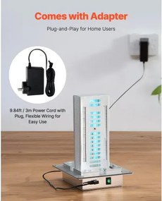 Čistička vzduchu HVAC pro celý dům 18 W 22,9 cm světlý v potrubní technologii PCO
