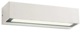 Redo Nástěnné LED svítidlo AROOS, d. 22 cm, IP65 Barva: Bílá