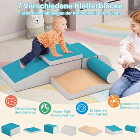Costway 7 TLG. Pěnové stavebnice Měkké stavebnice na běhání a lezení Obří