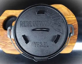 Valhal Outdoor Litinový hrnec (Dutch oven) VH3.8L