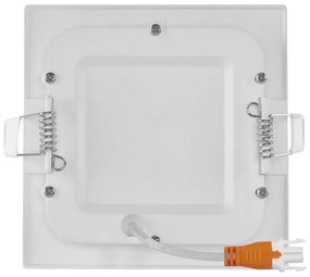 Emos lighting LED zápustný panel NEXXO, 12cm, 7W, čtvercový, bílý Barva: Bílá, Chromatičnost: 4000K