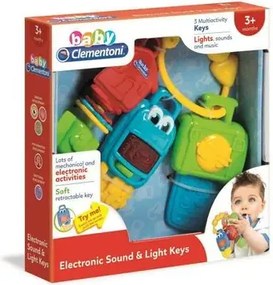 Clementoni Elektronické chrastítko - klíče / od 3 měsíců