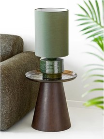 Kulatý odkládací stolek se skleněnou deskou ø 50 cm Orvieto – House Nordic