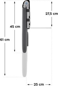 Bezpečnostní zábrana na postel Cover 25 šedá 150 cm