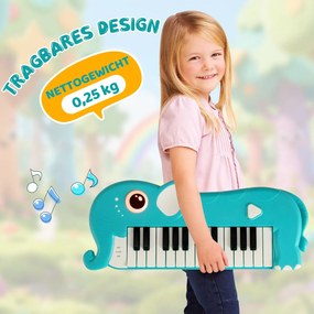 Costway 25 Dětské digitální piano Keys s vestavěnou hudební a světelnou