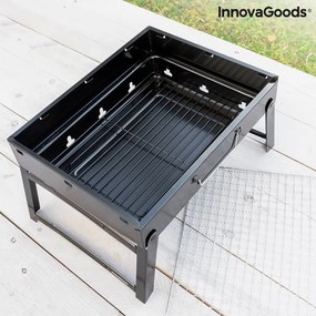 Přenosný skládací gril na dřevěné uhlí BearBQ - InnovaGoods