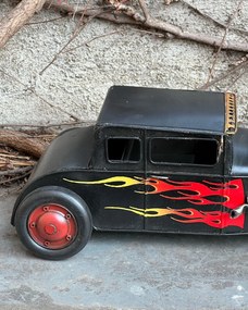 Plechový model - Staré auto - hot rod