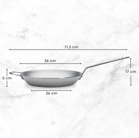 Ocelová pánev de Buyer MINERAL B P.36cm 2,8l