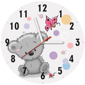 Gario Dětské hodiny Hezký medvídek Velikost: 30 x 30 cm