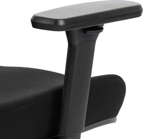 Ergonomická kancelářská židle MERTON - černá síťovina