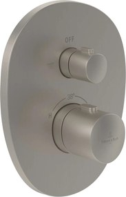 Villeroy & Boch Antao - Termostatická sprchová baterie pod omítku, s tělesem, matný kartáčovaný nikl TVS11100500064