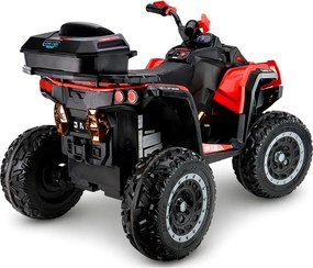 LEAN CARS Čtyřkolka na akumulátor XW-08 4x4 45 W červená