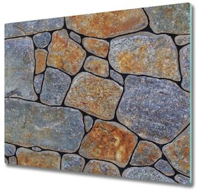 Skleněná krájecí deska kameny 60x52 cm