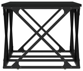 Konferenční stolek černý 100 x 49 x 40 cm kompozitní dřevo - Default Title