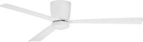 NV 9952325 Stropní ventilátor DELL tělo z hliníku matná bílá 3ABS dřevěné listy - NOVA LUCE