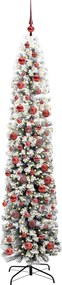 Umělý vánoční stromeček Zelená 180 cm PVC, ocel a plast 3395018