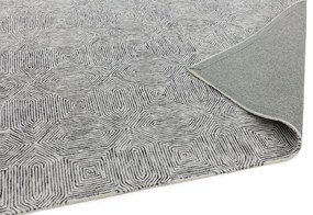 Černý  koberec Moby Black / White Rozměry: 200x300 cm