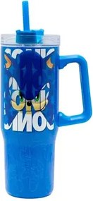 STOR Termohrnek Sonic / Nerezová ocel / 940 ml / S brčkem