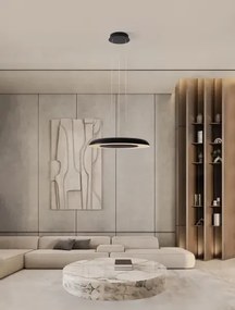 LED stmívatelný černo-bílý designové svítidlo Epos