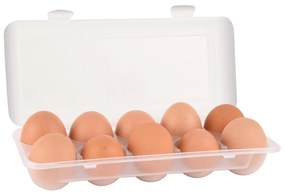 Orion Úložný box na vajíčka/vejce, organizér na 10ks vajec, bílý