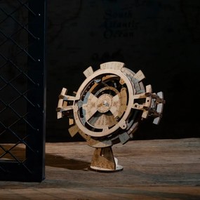 RoboTime 3D dřevěné mechanické puzzle Stolní kalendář